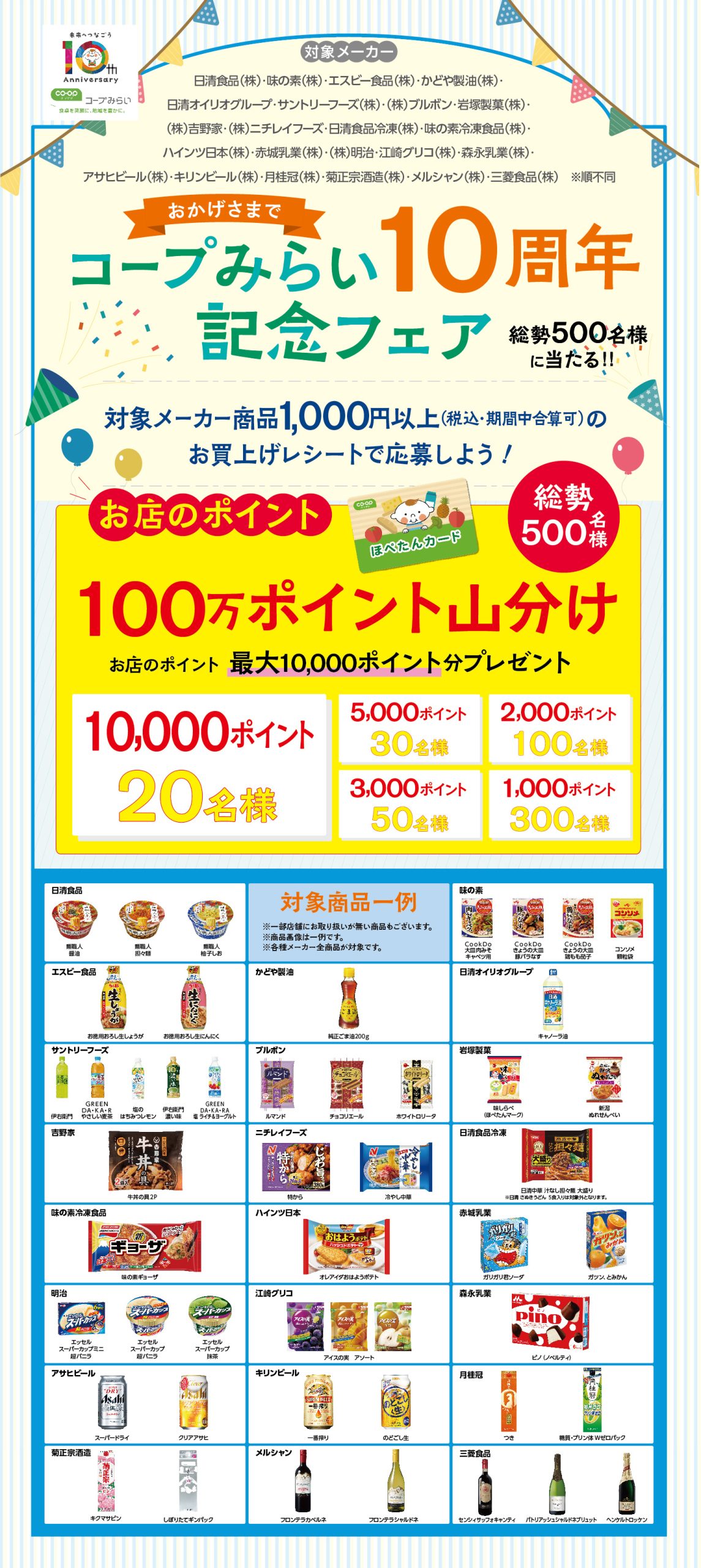 コープみらい 10周年記念フェア – mss-form.jp