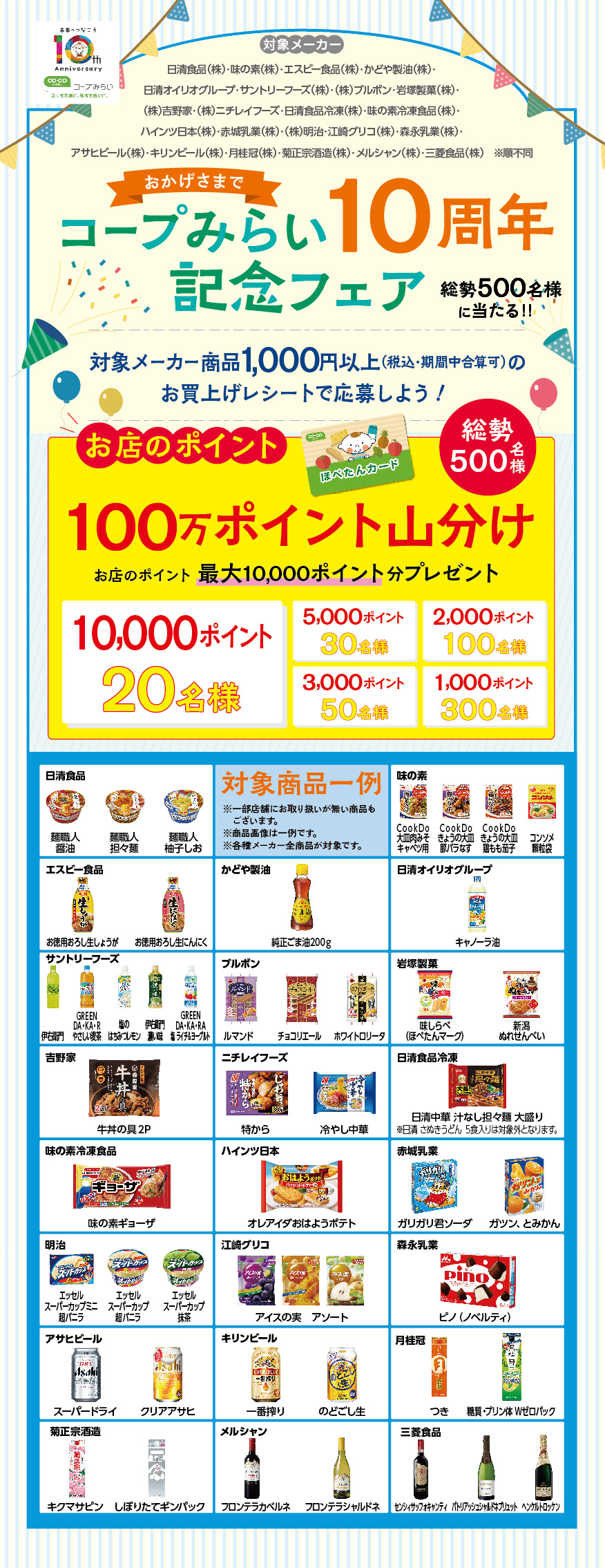 コープみらい 10周年記念フェア – mss-form.jp